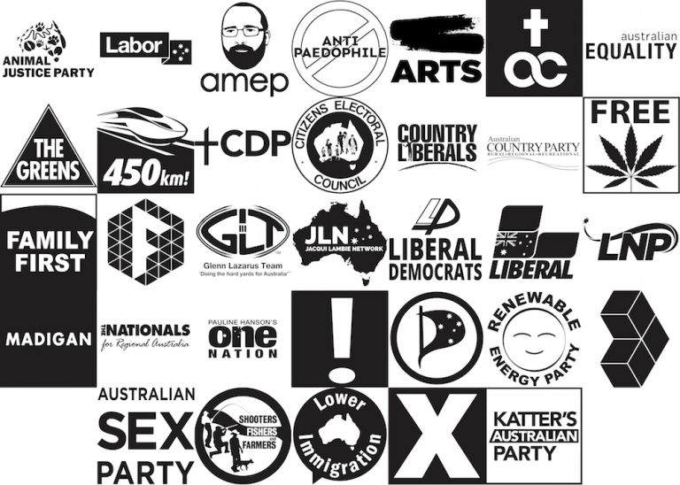 Registered party logos are a thing now! | The Tally Room