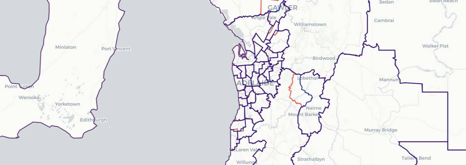 SA redistribution finalised | The Tally Room