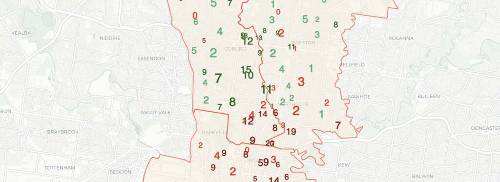 Booth map of the day – inner north of Melbourne | The Tally Room